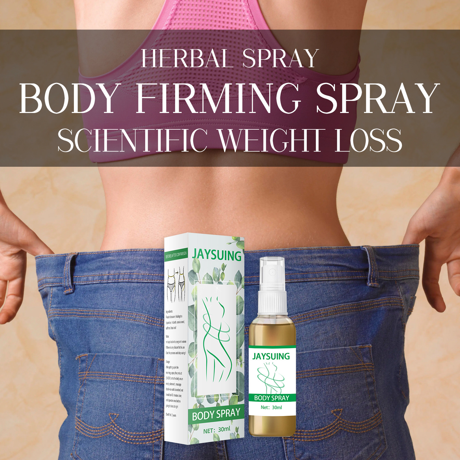 Soothing Body Spray Quickly Compacted Body To Stubborn Belly